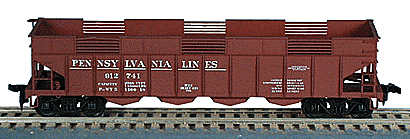 Bowser - Pennsylvania Railroad H-22 Coke Car w/Clam Shell Hoppers ...