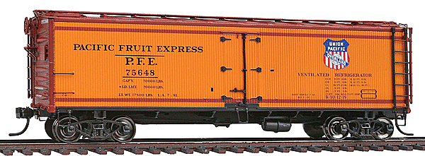 Intermount - PFE Class R-30-12-18 40' Wood Reefer w/Steel Roof & Ends ...