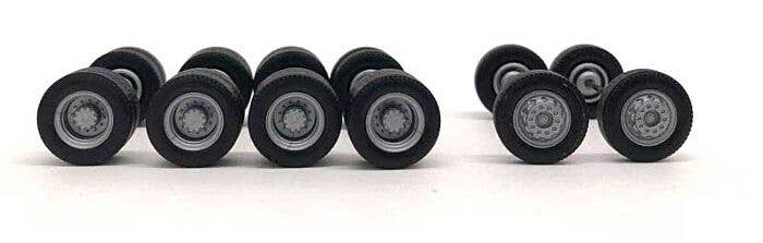 Herpa - Planetary Hub Truck Wheels - 2 Fronts, 4 Rears - 326-5479