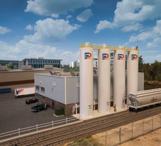 Walthers - Plastic Pellet Plant - Kit - 933-4145