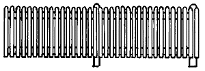 Plastruct - Plastic Picket Fence - 20" 50.8cm - 570-90460