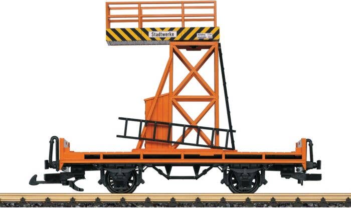 LGB - Platform Line (Catenary) Car - Ready to Run - Maintenance of Way ...