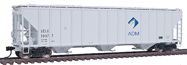 Walthers - Platinum Line(TM) Evans 4780 Cubic Foot 3-Bay Covered Hopper - Ready to Run - Archer ...
