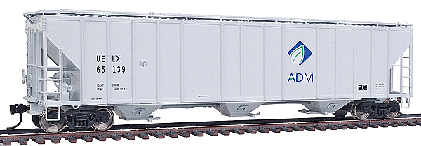 Walthers - Platinum Line(TM) Evans 4780 Cubic Foot 3-Bay Covered Hopper ...