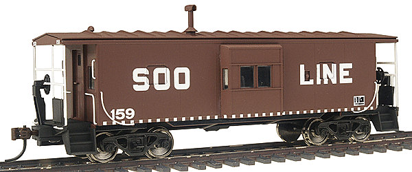 Walthers - Platinum Line(TM) International Steel Bay Window Caboose ...