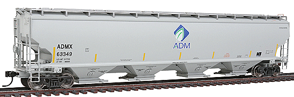 Walthers - Platinum Line(TM) Trinity 6351 4-Bay Covered Hopper - Ready to Run - Archer-Daniels ...