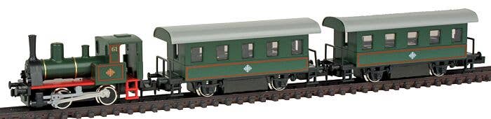 Kato - Pocket Line Train-Only Set - Standard DC - Steam Train 0-4-0 & 2 ...