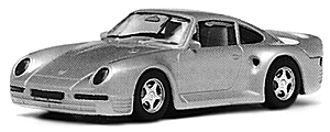 Herpa - Porsche 959 yellow - 326-25010