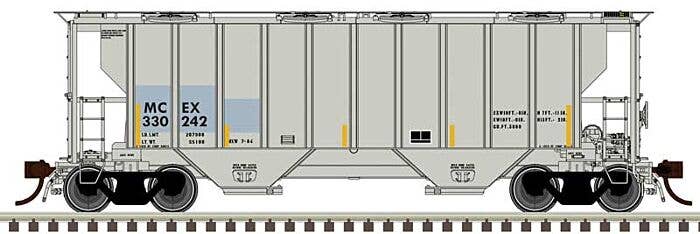 Atlas - Portec 3000 2-Bay Covered Hopper - Ready to Run - Master(R ...