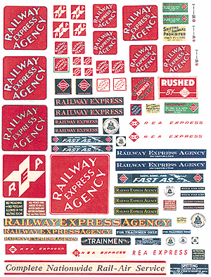 JL Innov - Posters/Signs Kits - Railroad, Railway Express Agency ...