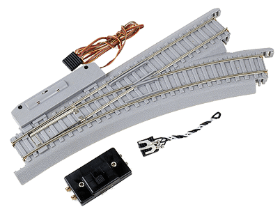 Life-Like - Power-Loc(tm) Track, Nickel Silver - Right Hand Switch ...