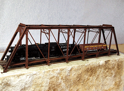 Micron Art - Pratt Truss Bridge - Kit (Photo-Etched Brass) - Rod & Pin ...