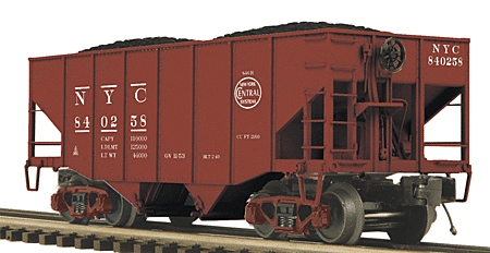 MTH - Premier 2-Bay Fishbelly Hopper - New York Central - 507-2097233