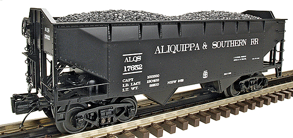 MTH - Premier 2-Bay Offset Hopper - Aliquippa & Southern - 507-2097597