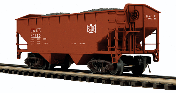 MTH - Premier 2-Bay Offset Hopper - Bessemer & Lake Erie - 507-2097695