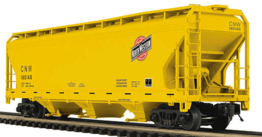 MTH - Premier 3-Bay Centerflow Covered Hopper - 3-Rail - Ready to Run ...