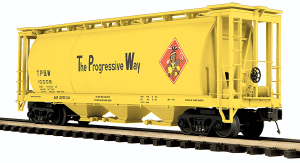 MTH - Premier 3-Bay Cylindrical Hopper - Toledo, Peoria & Western - 507 ...