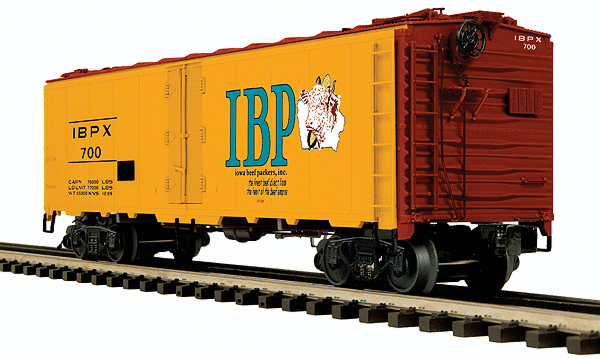 MTH - Premier 40' Steel-Sided Reefer - Iowa Beef Packers - 507-2094219