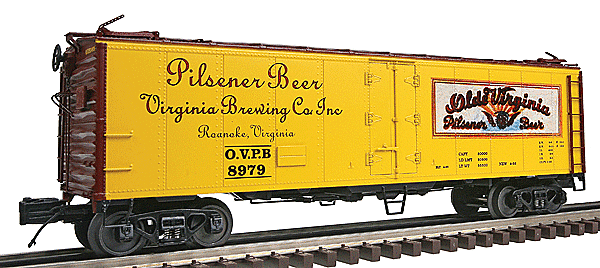MTH - Premier 40' Steel Sided Reefer Car - Olde Virginia Beer - 507-2094197