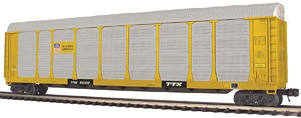 MTH - Premier Corrugated Enclosed Auto Carrier - 3-Rail - Ready to Run ...