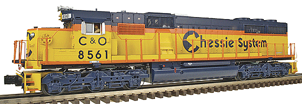 MTH - Premier Diesel EMD SD50 - Powered w/Proto-Sound 2.0 - Chessie ...