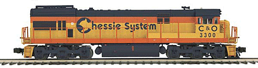 MTH - Premier Diesel GE U30C w/Proto-Sound 2.0, Powered, Hi-Rail Wheels ...