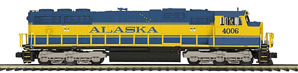 MTH - Premier Diesel SD70Mac, UnPowered - Alaska Railroad - 507-2029553