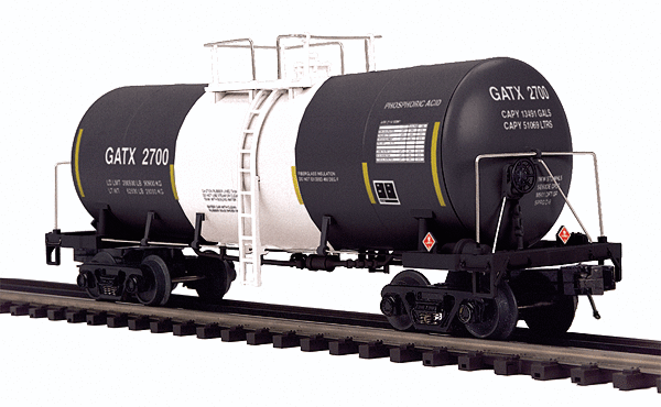 MTH - Premier Funnel-Flow Tank Car - 3-Rail - Ready to Run - GATX #2700 ...