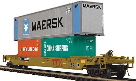MTH - Premier Husky Stack Car - Trailer Train - 507-2095080