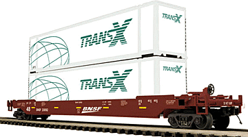 MTH - Premier Stand Alone Husky Stack Car w/2 48' Containers - Ready to ...