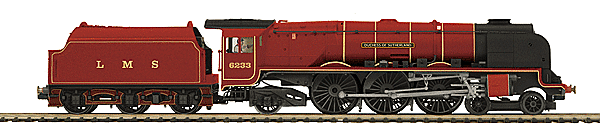 MTH - Premier Steam Princess Coronation Engine w/Hi-Rail Wheels, Pwrd w ...