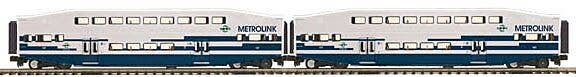 MTH - Premier Streamlined Passenger Bombardier Coach 2-Pack - Ready to ...
