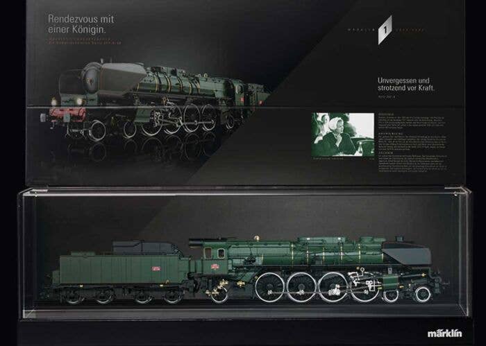 Marklin - Presentation Display Case - For SNCF Class 241-A-58 Steam ...