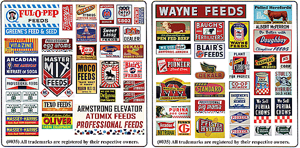 Blair Line - Printed Advertising Signs - Vintage Feed & Seed Signs - 184-35