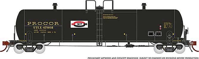 Rapido - Procor GP20 20,000-Gallon Tank Car 6-Pack - Ready to Run ...