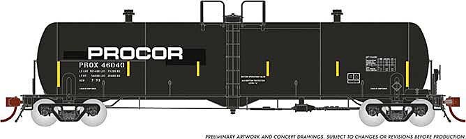 Rapido - Procor GP20 20,000-Gallon Tank Car 6-Pack - Ready to Run ...
