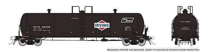Rapido - Procor GP20 20,000-Gallon Tank Car - Ready to Run - Irving Oil ...