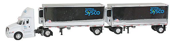 HLP - Prostar Day Cab w/28' Double Van Trailers - Assembled - Sysco ...