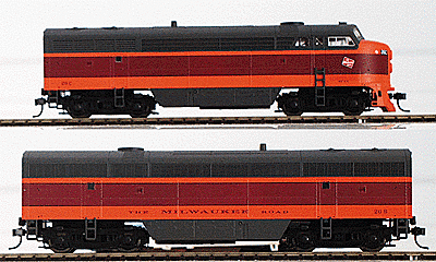 Walthers - PROTO 1000 Diesel C-Liner A/B Set Powered - Milwaukee Road ...