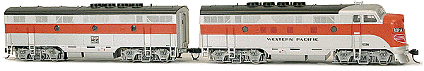 Walthers - PROTO 1000 Diesel EMD F3A-B Set - Powered - Western Pacific(TM) 801A/801B - 920-31424