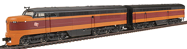 Walthers - PROTO 1000 Diesel F-M Erie-Built A-B Set - Powered - Milwaukee Road #9A & 9B - 920-31692