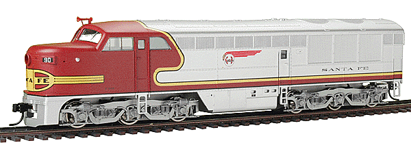 Walthers - PROTO 1000 Diesel F-M Erie-Built A Unit - Powered - Atchison ...