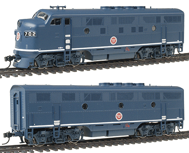 Walthers - PROTO 1000 EMD Diesel F3 A-B Set - Powered A & B - Assembled - Missouri Pacific #702 ...