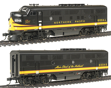 Walthers - PROTO 1000 EMD Diesel F3 A-B Set - Powered A & B - Assembled - Northern Pacific ...