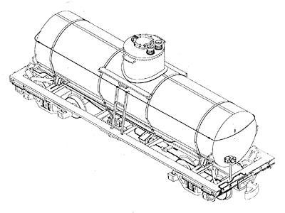 Life-Like - PROTO 2000 8000 Gallon Type 21 Riveted Tank Car ...