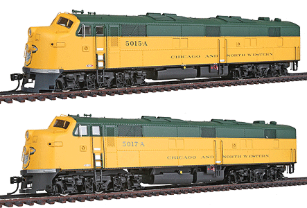 Walthers - PROTO 2000 Diesel EMD E7A-A Powered Standard DC - Chicago & North Western(TM) #5015A ...