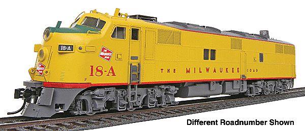 Walthers - PROTO 2000 Diesel EMD E7A - Powered; Standard DC - Milwaukee Road #20A (yellow & gray ...