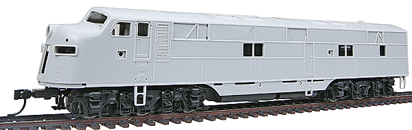 Walthers - PROTO 2000 Diesel EMD E7A Powered w/Sound & DCC - Undecorated w/Angled Number Boards ...