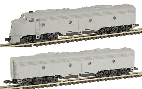 Walthers - PROTO 2000 Diesel EMD E8/9 A-B Set - Both Powered - Undecorated - 920-7839