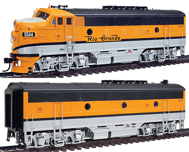 Walthers - PROTO 2000 Diesel EMD F3A-B Set Powered w/Sound & DCC - Denver & Rio Grande Western ...